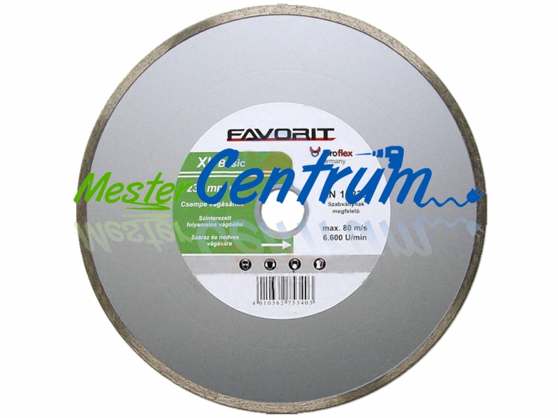 TOROFLEX Favorit Continue gyémántvágó tárcsa csempére 150 x 25,4